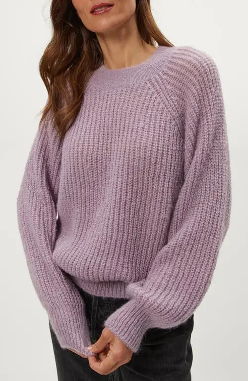 Michael Stars Indra Crewneck Sweater - Amethyst