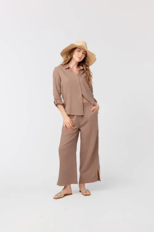 CABANA LIFE Gauze Button-down Shirt