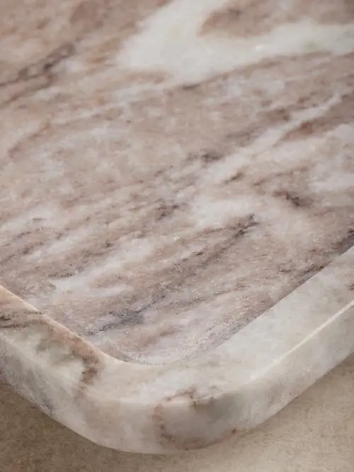 GAURI KOHLI Clover Marble Tray