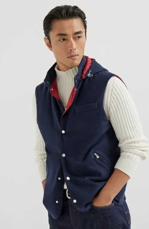 Brunello Cucinelli Cashmere Flannel Vest