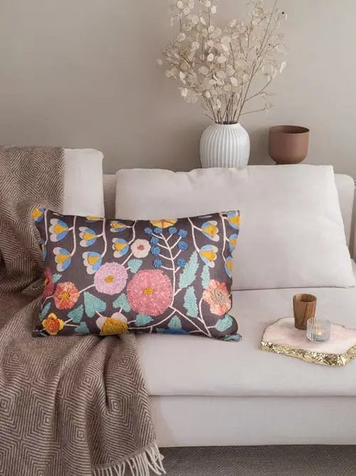 GAURI KOHLI Luxor Throw Pillow Cover