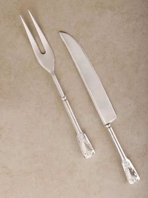 GAURI KOHLI Bolivia Carving Knife & Meat Fork Set