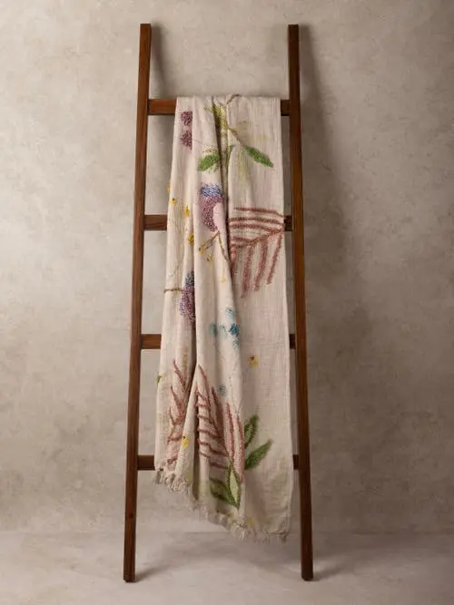 GAURI KOHLI Bahara Throw Blanket 50"x60