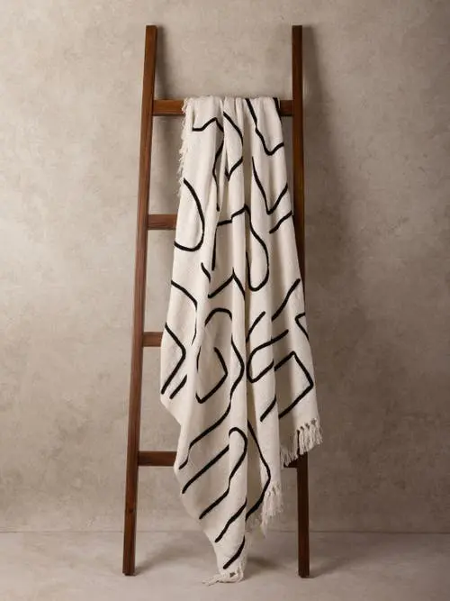 GAURI KOHLI Slovenia Throw Blanket 50"x60 - Multicolored