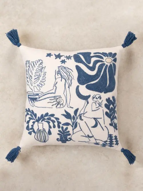 GAURI KOHLI Sialkot Throw Pillow Cover