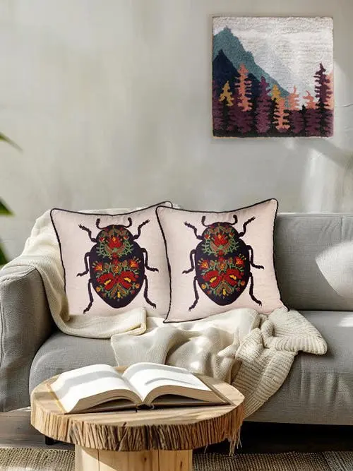 GAURI KOHLI Udaipur Throw Pillow Cover