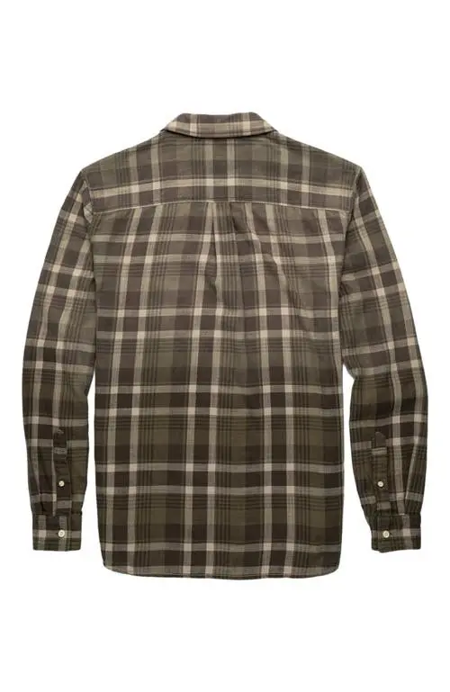 SURFSIDE SUPPLY CO. Brian Ombre Plaid Shirt - Green Combo