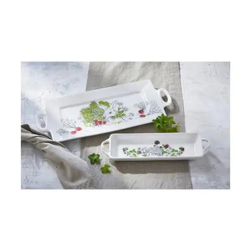 TAG Hedgehog Ceramic Serving Platter Multicolor Dishwasher Safe