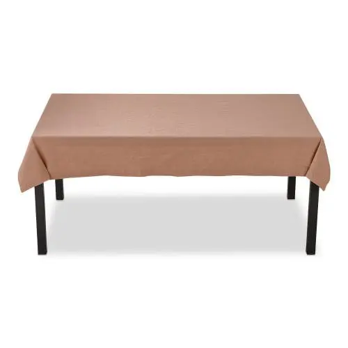 TAG Blush Cotton Slub Tablecloth For Dining And Events Everyday Use - Pink