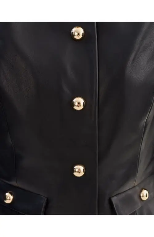 LAMARQUE Lynn Leather Jacket - Black