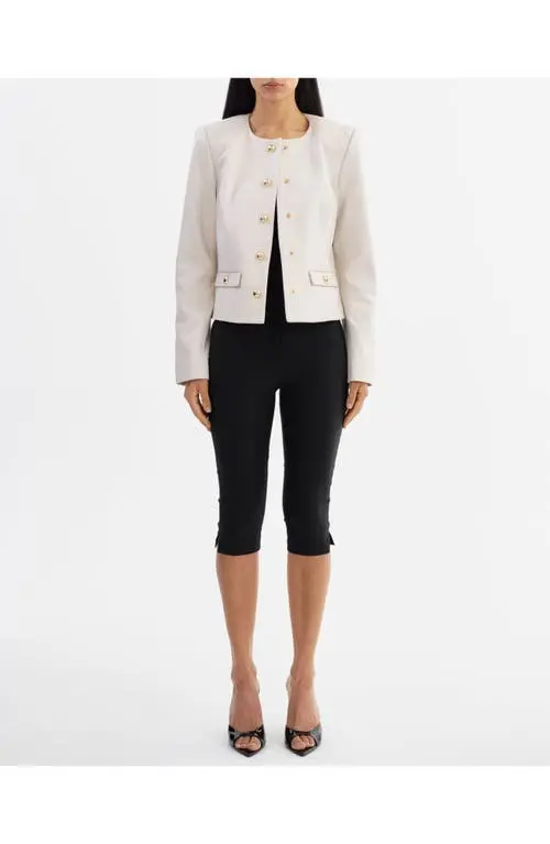 LAMARQUE Lynn Leather Jacket - Whisper White