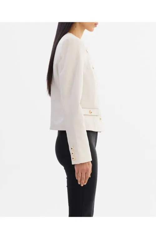 LAMARQUE Lynn Leather Jacket - Whisper White