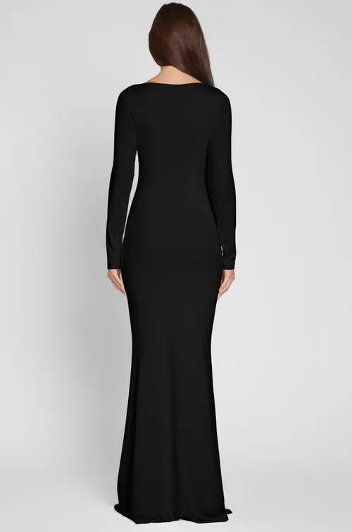 LEAU Knot Maxi Dress - Black