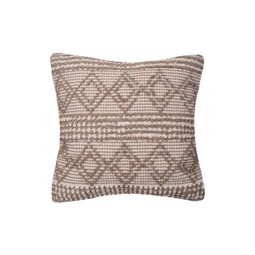 CAROL & FRANK Trinity Throw Pillow - Brown