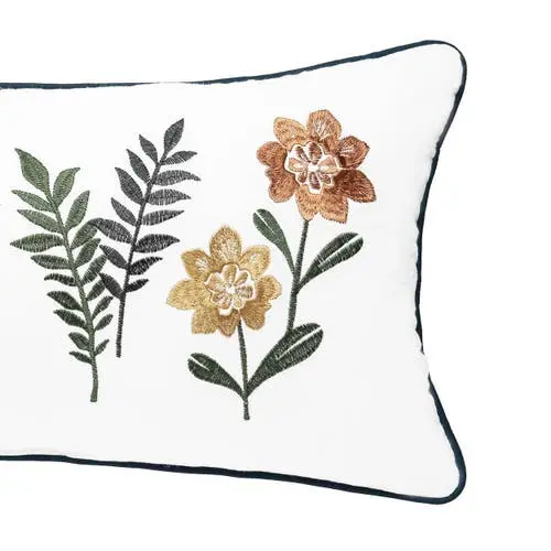 CAROL & FRANK Retro Botanical Throw Pillow