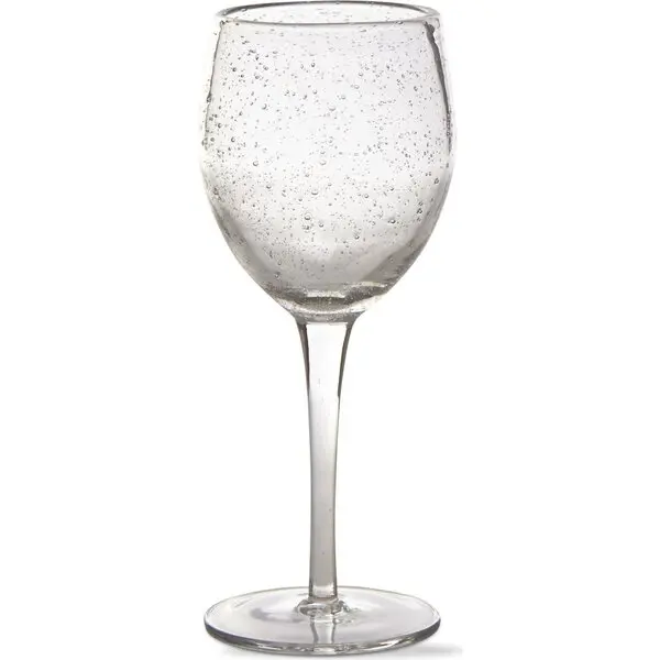 TAG Bubble Tall Wine Glass Drinkware For Everyday Use - Clear