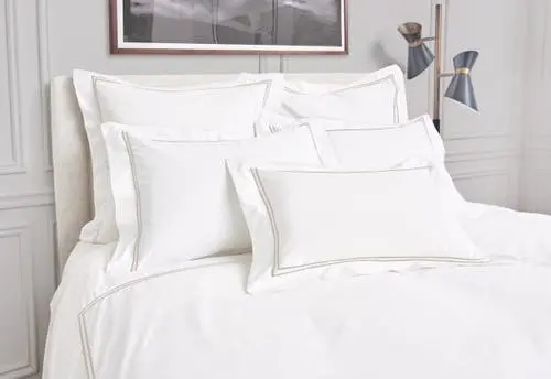 ELISABETH YORK Legacy Champagne Bedding Sheet Collection - Off-white