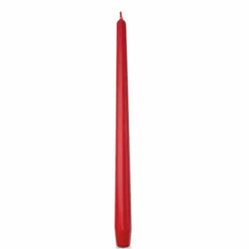 TAG Color Studio Traditional Taper Unscented Candle Set Of 4 - Red
