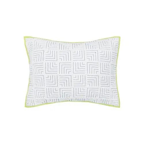 CAROL & FRANK Spencer Cotton Standard Pillow Sham - White