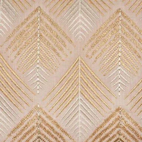 ELISABETH YORK Coco Geometric Diamond Natural Tan Cotton Decor Throw Pillow