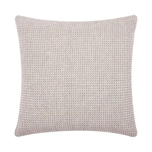 C&F HOME Langford Mini Hounds Tooth Hand Loomed Cotton Decorative Throw Pillow - Brown