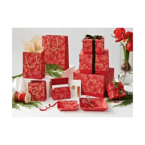 TAG Sprig Catch All Tray Multi Paper Serving Tray Holiday Decor