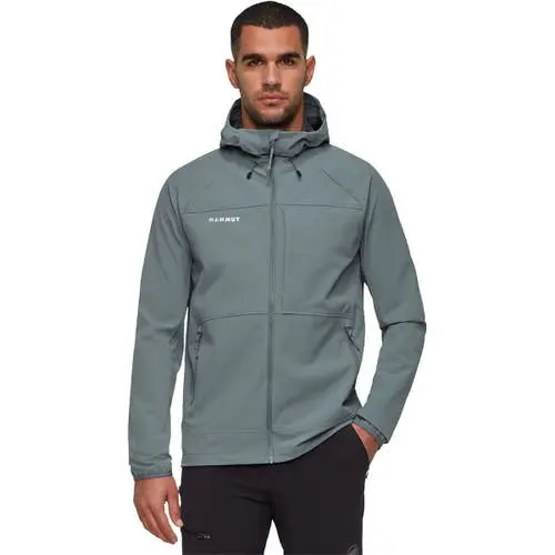 MAMMUT Ultimate Comfort Softshell Hooded Jacket - Strata