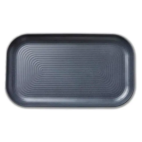 TAG Brooklyn Melamine Rectangular Platter Charcoal - Gray