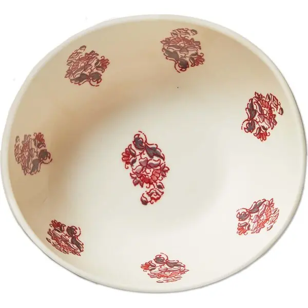 TAG Jasmine Melamine Serving Bowl Multicolor Dishwasher Safe - Multicolored
