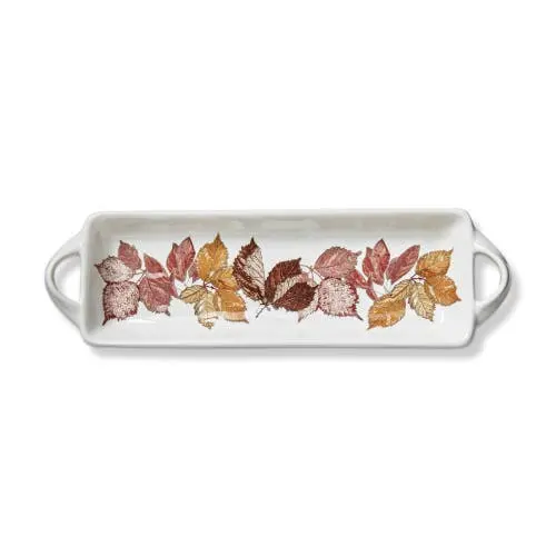 TAG Bramble Multicolor Ceramic Dessert Platter Dishwasher Safe