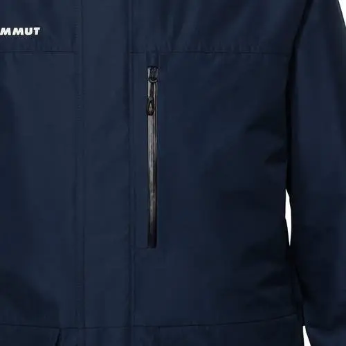 MAMMUT Fall Line Hs Thermo Hooded Jacket - Marine