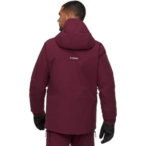 MAMMUT Stoney Hs Thermo Hooded Jacket - Vin/black
