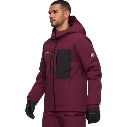 MAMMUT Stoney Hs Thermo Hooded Jacket - Vin/black