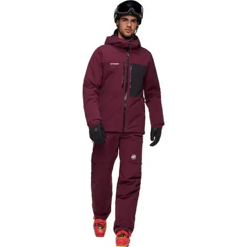 MAMMUT Stoney Hs Thermo Hooded Jacket - Vin/black