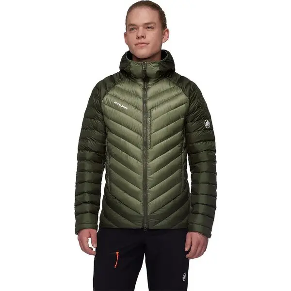 MAMMUT Broad Peak In Hooded Jacket - Marsh/dark Marsh