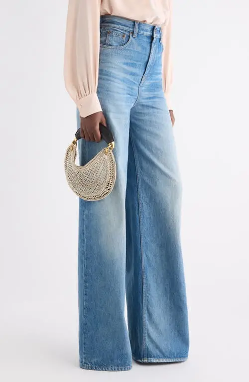 Chloé Raffia Hobo Bag - Silver