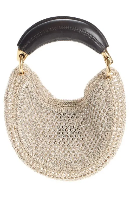 Chloé Raffia Hobo Bag - Silver