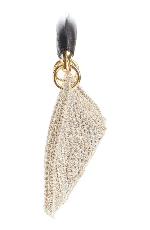 Chloé Raffia Hobo Bag - Silver