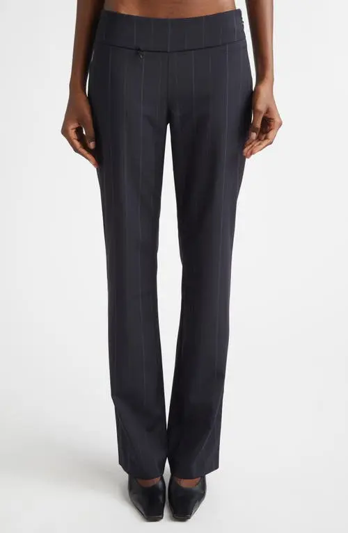 Paloma Wool Saba Pinstripe Low Waist Straight Leg Pants