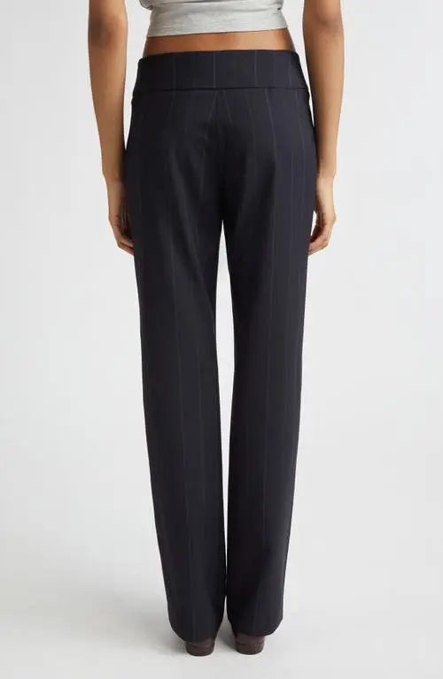 Paloma Wool Saba Pinstripe Low Waist Straight Leg Pants