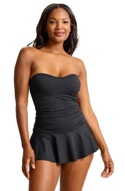 Tommy Bahama Upf 50+ Skirted One-piece Swimsuit