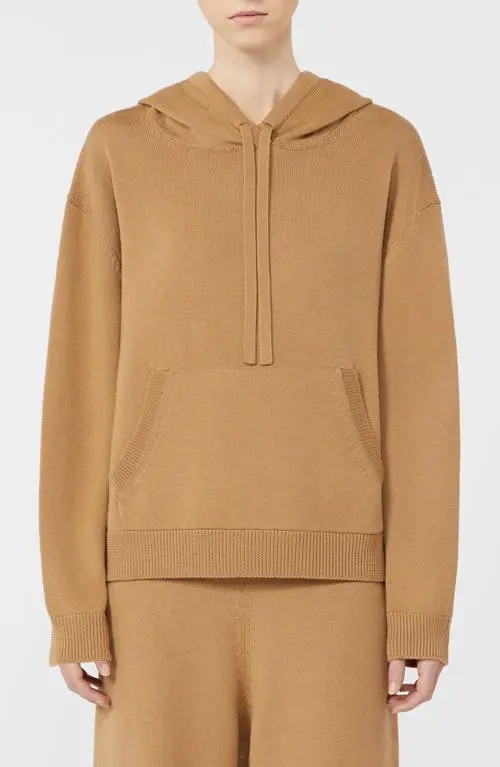 MM BY MAX MARA Loria Virgin Wool Sweater Hoodie