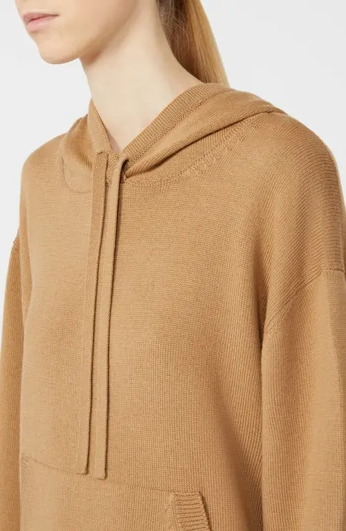 MM BY MAX MARA Loria Virgin Wool Sweater Hoodie