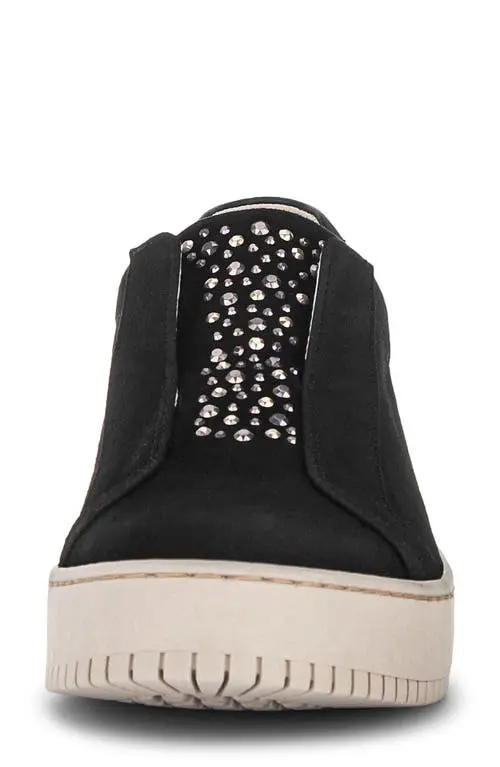 Gabor Crystal Studded Slip-on Sneakers - Black