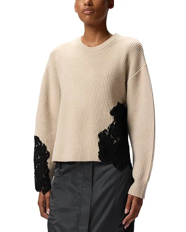 Pinko Piemonte Wool Blend Crewneck Sweater