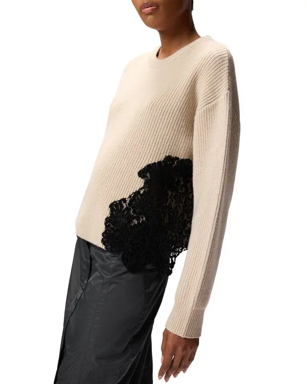 Pinko Piemonte Wool Blend Crewneck Sweater