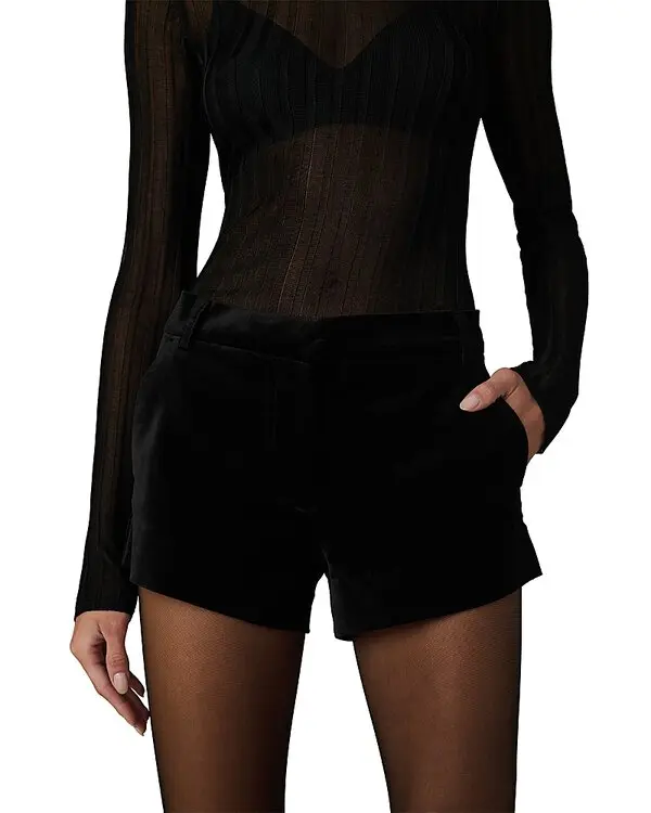 Joe's Jeans The Mini Velvet Trouser Shorts