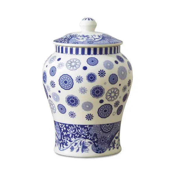 SPODE Italian Brocato Lidded Vase 5