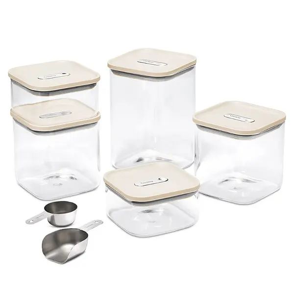 CARAWAY 5 Container Storage Set - Cream