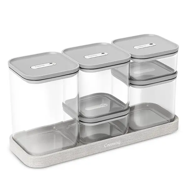 CARAWAY 5 Container Storage Set - Gray
